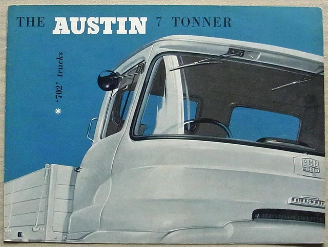 AUSTIN 702 TRUCKS 7 TON Commercial Vehicle Sales Brochure c1959 #1652 £ ...