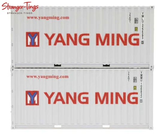 DAPOL 20FT CONTAINER Set (2) Yang Ming OO Gauge £13.99 - PicClick UK