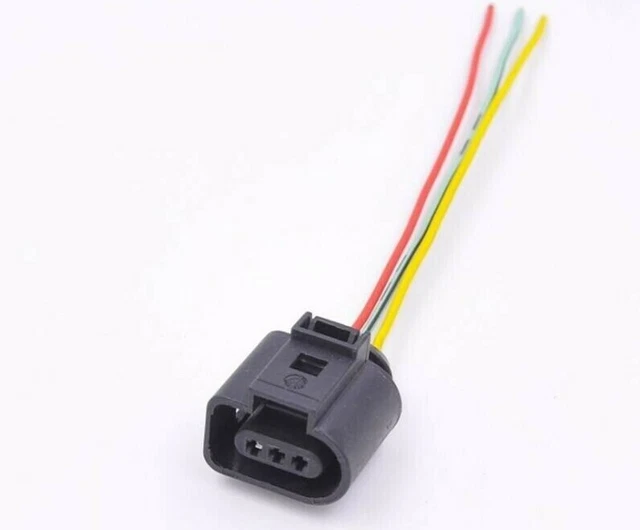 3 PIN CONNECTOR Camshaft Sensor Pre Wired Plug For Skoda Vw Audi ...