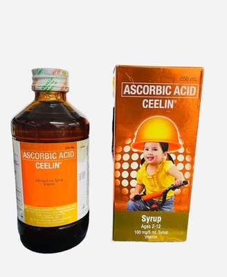 ASCORBIC ACID Ceelin Syrup Vitamin C Food Supplement Orange Flavoured ...