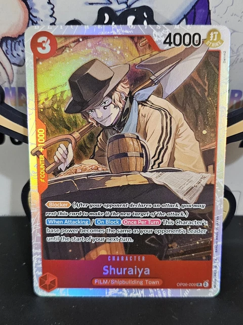 ONE PIECE TCG - Shuraiya OP06-009 - OP06 Wings of Captain - English $2.00 - PicClick AU