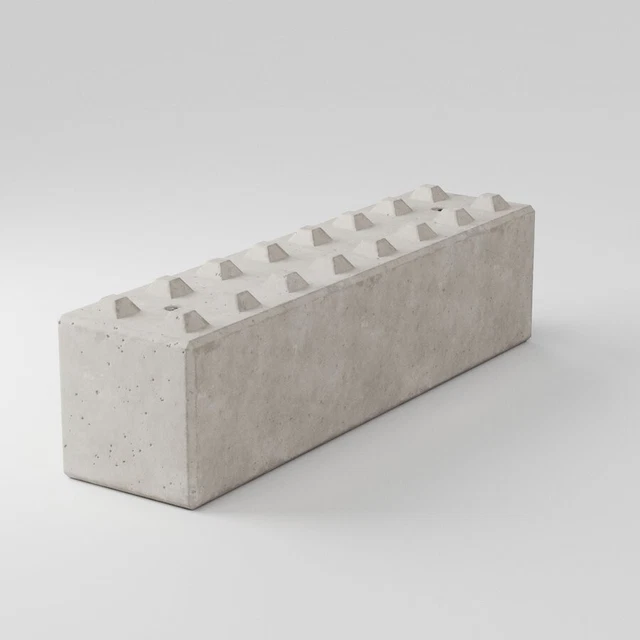 BETONBLOCKSTEIN BETONBLOCK LEGOSTEIN Systembaustein Legoblock Beton ...