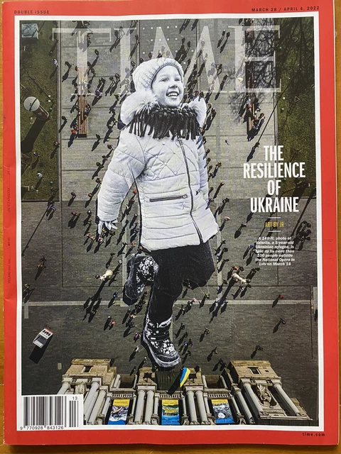 TIME MAGAZINE 2022 Zelensky Resilience Ukraine War Russia Putin No ...