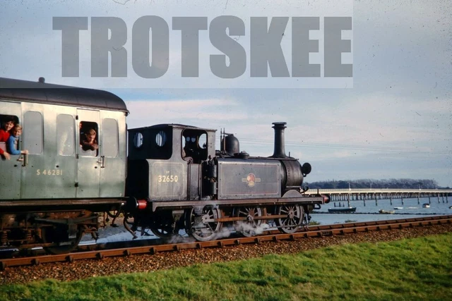35MM SLIDE BR British Railways Steam Loco 32650 Class A1X 1963 Original ...