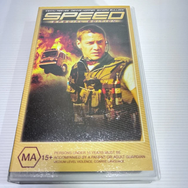 SPEED VHS (2002) Special Edition KEANU REEVES, DENNIS HOPPER, SANDRA ...