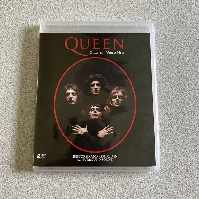 QUEEN GREATEST VIDEO Hits Restored & Remixed 2 DVD Set & Booklet £13.78 ...