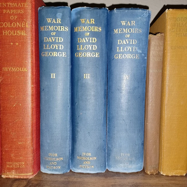 MÉMOIRES DE GUERRE de David Lloyd George Première Guerre mondiale ...