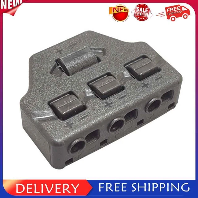 LED LIGHTING CABLE Splitter Push-in Terminal Block Wire Connector ...