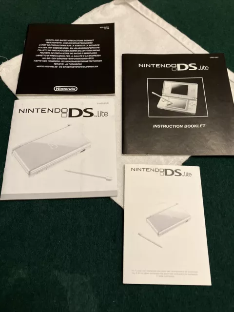 NINTENDO DS LITE Manuals and Documents from Original Console £14.95 ...