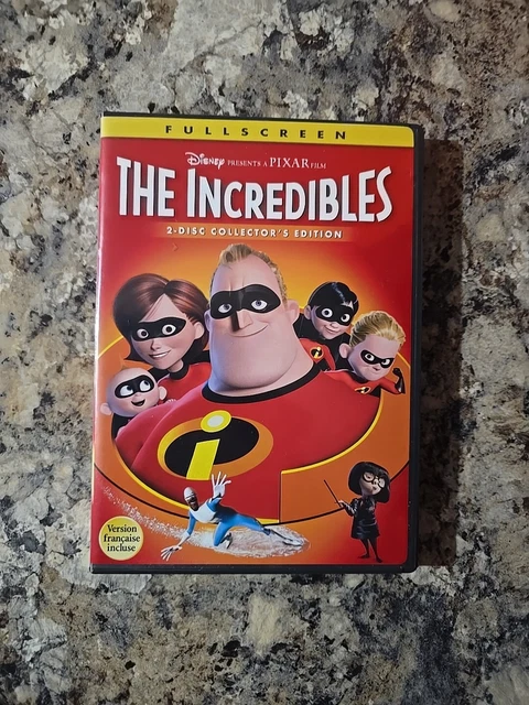 THE INCREDIBLES (DVD, 2-Disc Set, Fullscreen, Collectors Edition) $6.50 ...
