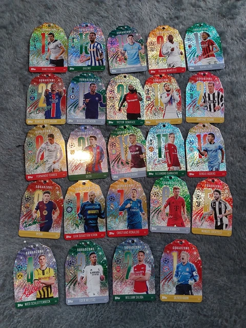 MATCH ATTAX 2024/25 Squadzone Complete Set Festive Edition 1-24 £17.99 ...