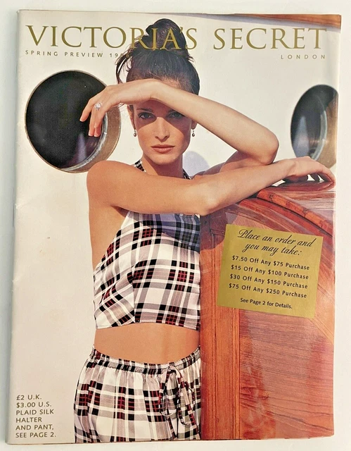 1996 SPRING PREVIEW Victoria's Secret Catalog STEPHANIE SEYMOUR Anja ...