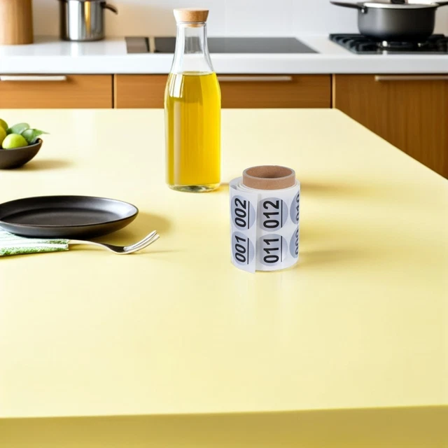 SELF ADHESIVE NUMBER Labels Classification Stickers Large Consecutive ...