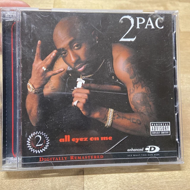 RARE TUPAC SHAKUR ''All Eyez On Me'' Double CD First Edition 1996/2004 ...