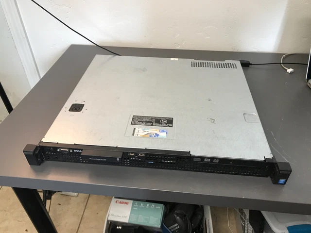 DELL POWEREDGE R220 Server Xeon E3-1220 v3 3.1GHz Quad Core / 8GB DDR3 ...