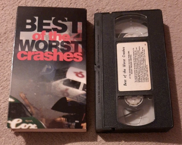 BEST OF THE Worst Crashes VHS Rubberhead Productions tested nice rare ...