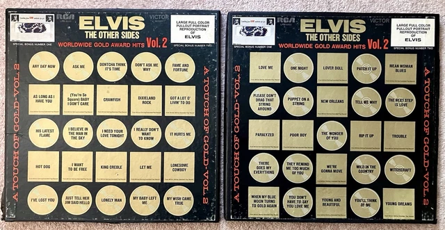 ELVIS PRESLEY-THE OTHER sides worldwide gold award hits vol 2. 4LP ...