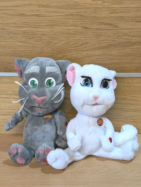 TALKING TOM AND Angela Tom Cat Plush Talking Toy 2012 Dragon-i £14.99 ...