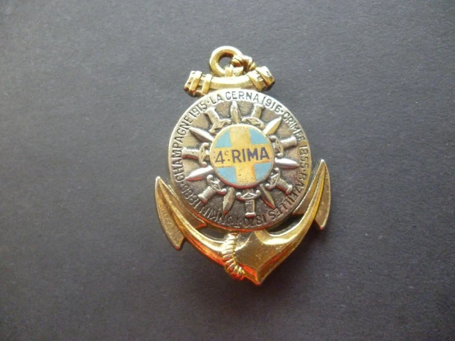 INSIGNE 4° REGIMENT D'infanterie De Marine - 4° Rima Drago Paris EUR 12,00 - PicClick FR