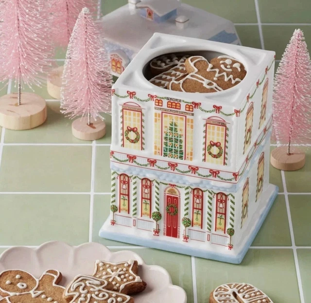 RARE LIMITED 2025 Lenox Spice Village Christmas Cookie Jar - NEW - £111 ...