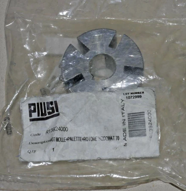 ORIGINAL PIUSI ERSATZTEIL Rotor mit Treibschiebern mit Federn für ...
