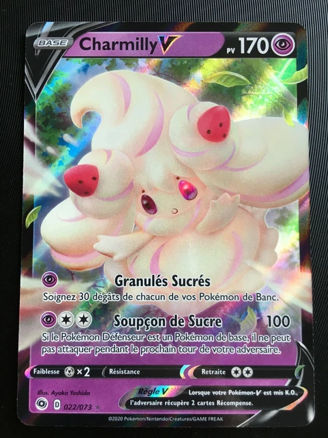 CARTE POKÉMON CHARMILLY V 022/073 EB3.5 Epée Bouclier La Voie du Maitre ...