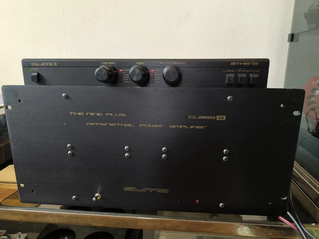 RARE AMPLIFICATEUR CLASSE A Sumo The Nine Plus + Pré Ampli Athena 1988 ...