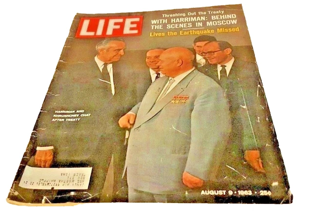 AUGUST 9, 1963 LIFE Magazine Complete w/ old 1960s ads FREE SHIP Aug 8 ...