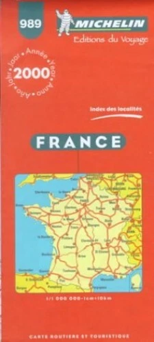 FRANCE: NO. 989 (Michelin Maps) by Michelin Travel Publication Sheet ...