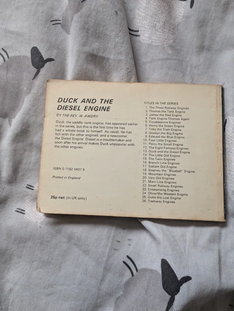THOMAS THE TANK Engine Duck & the Diesel Engine Rev. W Awdry (Paperback ...