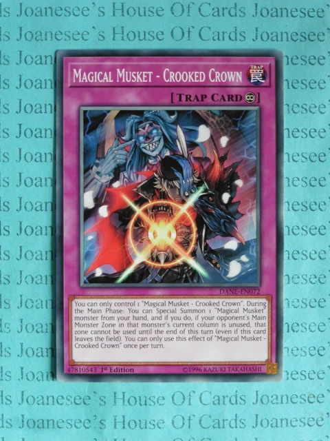 MAGICAL MUSKET - Crooked Crown DANE-EN072 Common Yu-Gi-Oh Card 1st ...