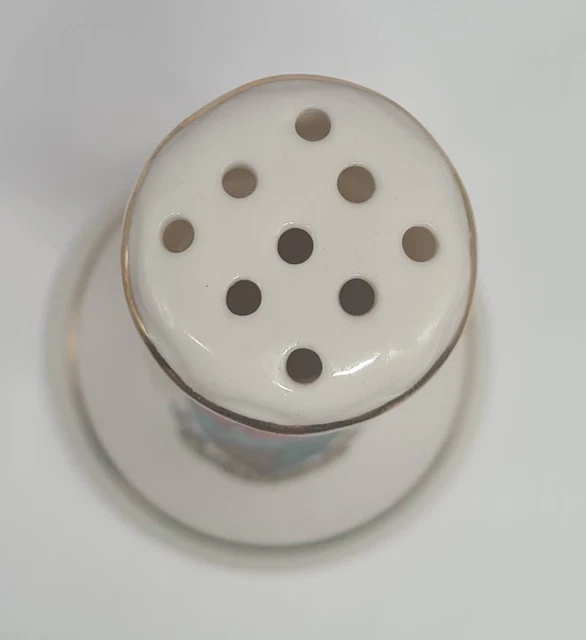 WH GOSS CHINA crested miniature hatpin stand Mablethorpe c.1910 3.5" £8 ...