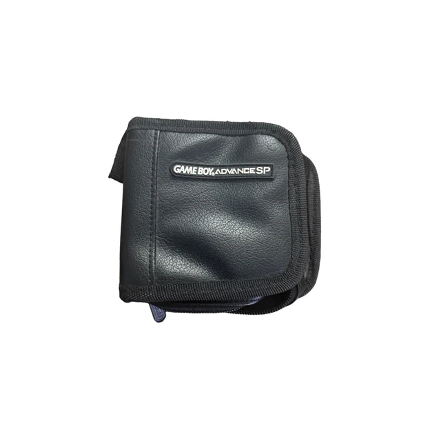 OFFICIAL NINTENDO GAME Boy Advance SP Leather Carrying Case GBA Black ...