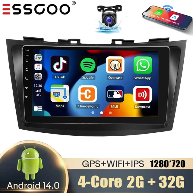 9& ANDROID 14 CarPlay For Suzuki Swift 4 2011-2017 Car Stereo WIFI GPS ...