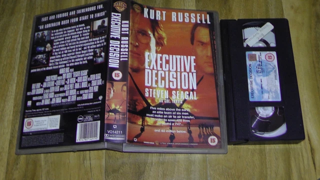 EXECUTIVE DECISION VHS Video Tape Big Box Ex Rental Warner Brothers £4. ...