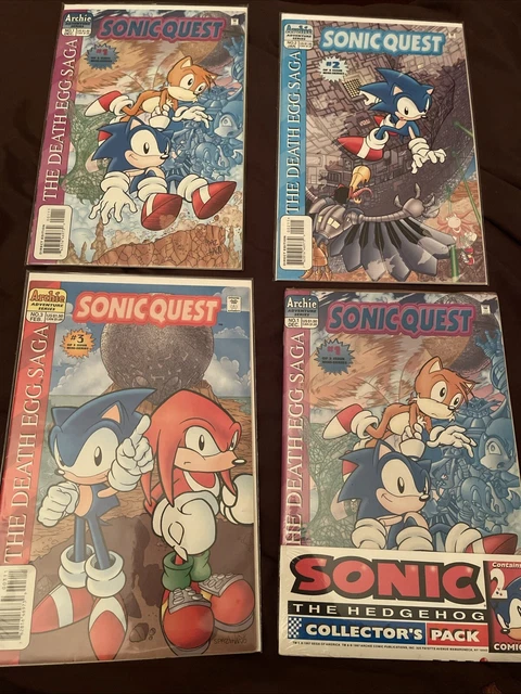 SONIC THE HEDGEHOG Quest Archie Comics Set Rare £50.00 - PicClick UK