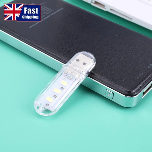 UK 15PCS MINI Portable USB Book Light Bright Reading Lamp for PC Laptop (White 3 £10.00 ...