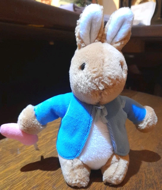 PETER RABBIT PLUSH Soft Toy. Beatrix Potter. Bunny. Carrot. 10" Eden £ ...
