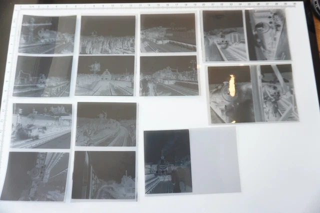 1955 STEAM LOCO Locomotive Railway Negative x13 Ref 10 £23.99 - PicClick UK