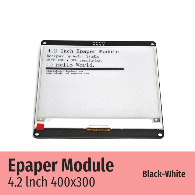 4.2'' 4.2 INCH Epaper Module E-paper E-Ink EInk Display Screen SPI ...