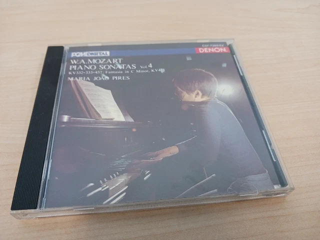 W.A. MOZART PIANO Sonatas,V4 Maria Joao Pires,Pcm Digital Denon Japan ...
