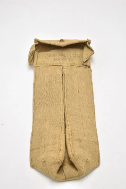 BRITISH ARMY WWII 37 Pattern MKIII Ammunition Pouch Finnigan's Ltd 1942 Dated £15.00 - PicClick UK
