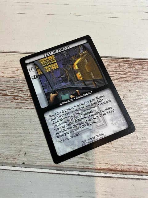 BATTLETECH - CCG - ECM RETROFIT - Fixed -mechwarrior Edition -Single ...