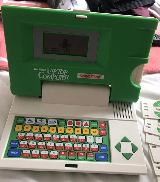 KIDS VTECH GRANDSTAND IQ Builders Talking Laptop Computer Working ...