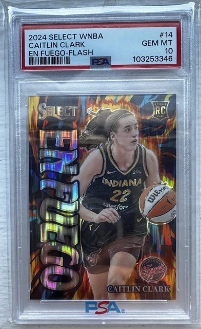 2024 SELECT WNBA Caitlin Clark En Fuego Flash Prizm PSA 10 $427.61 ...