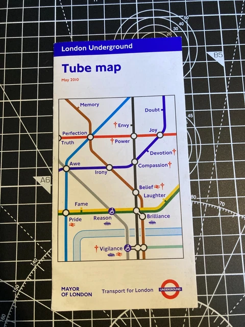 TFL / LONDON Underground / pocket tube map / May 2010 / Barbara Kruger ...