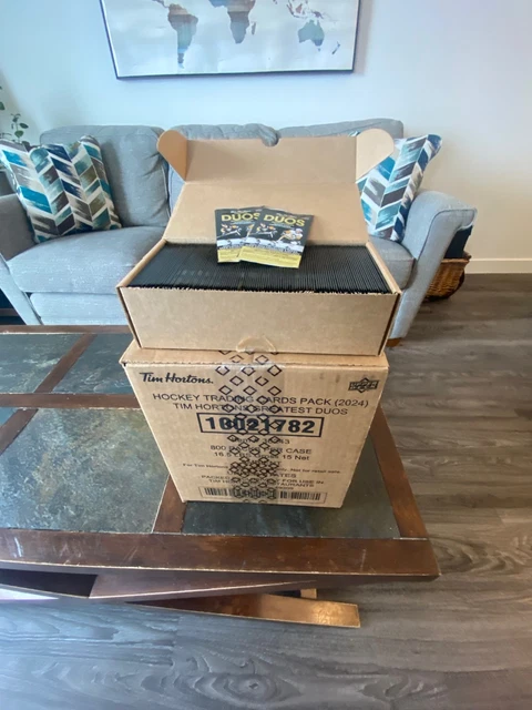 2024 TIM HORTONS DUOS HOCKEY CARDS 100-PACK BOX - GRETZKY? ROY? LEMIEUX ...