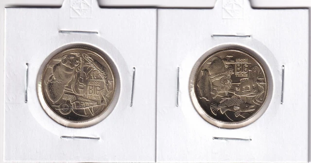 AUSTRALIAN: 2025 $1 Aussie Big Things 2 Till Coins Unc In 2X2 Holder ...