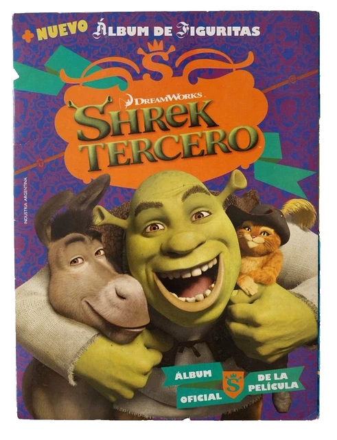 2007 SHREK THE Third 100% Complete Sticker Album Argentina Very Rare in ...