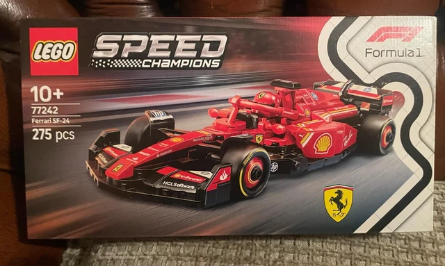LEGO SPEED CHAMPIONS Ferrari SF-24 F1 Race Car Toy with a Collectible ...